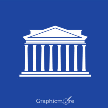 Greek Architecture Icon Symbol Design Free Vector Download