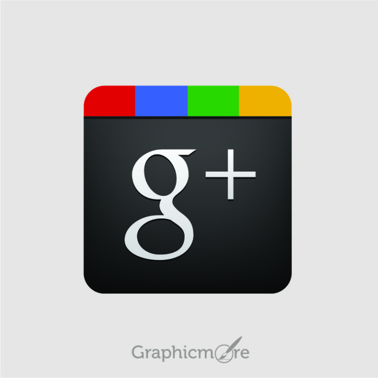 Google Plus Icon Free Vector Design File by GraphicMore