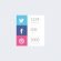 Social Media Followers Counter Design Free PSD Download
