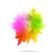 Watercolor explosion vector background design free download