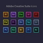 Adobe Creative Suite Icons Design PSD Free Download