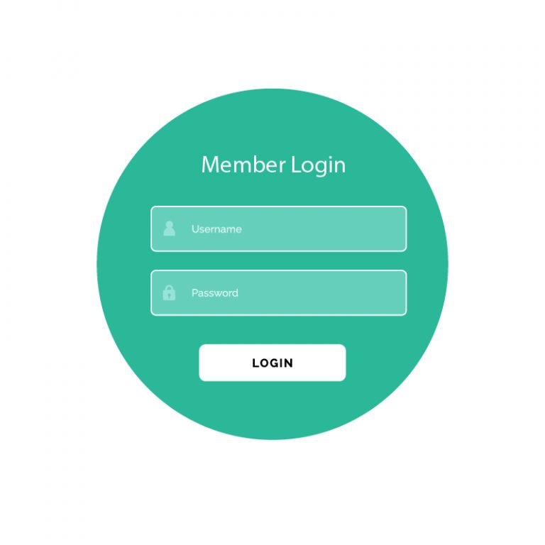 Creative Login Form UI Template Vector Design Free Download Creative Login Form UI Template Vector Design Free Download