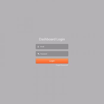 Dashboard Login Form Design PSD Free Download