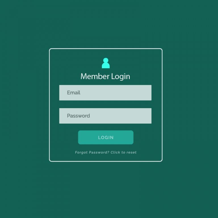Modern Login Form UI Design For Website And Application