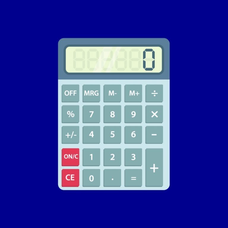 Calulator Mockup Template Design Free Vector File