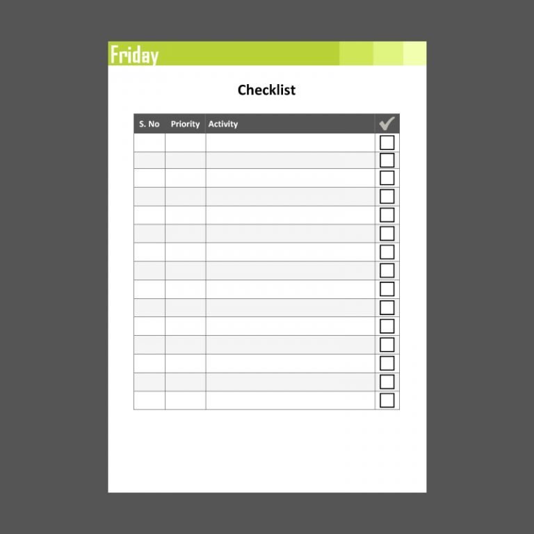 To Do List Template Design in Word Free Download