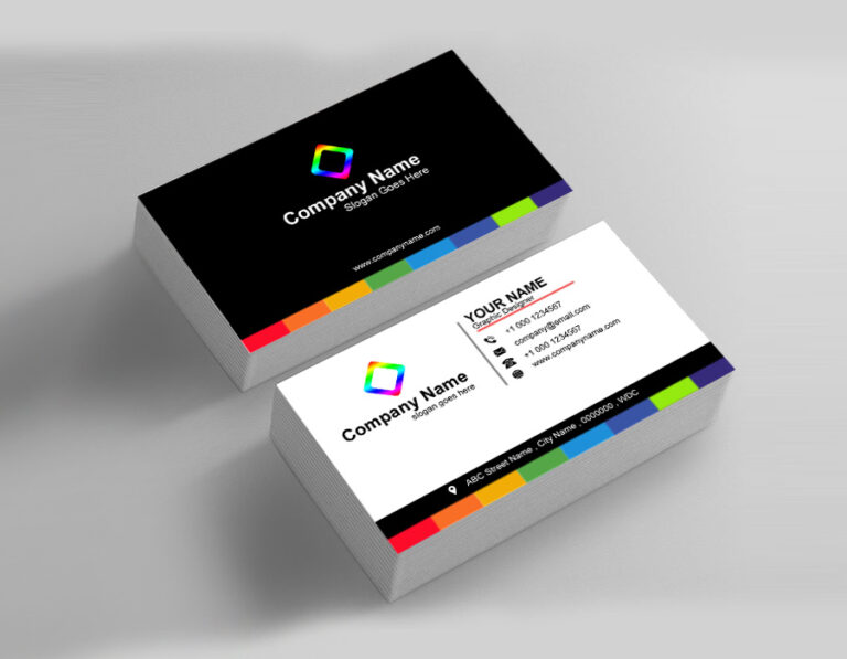 Visiting Card for business free download in the PSD format