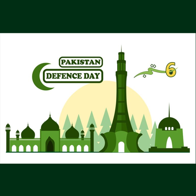 Pakistan Defense Day Card Design Free Vector Download