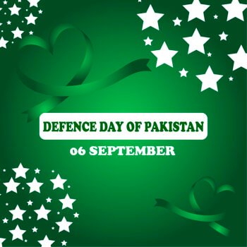 Pakistan Defense Day Card Design Free Vector Download