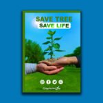 Save tree save life poster free download in the PSD formats