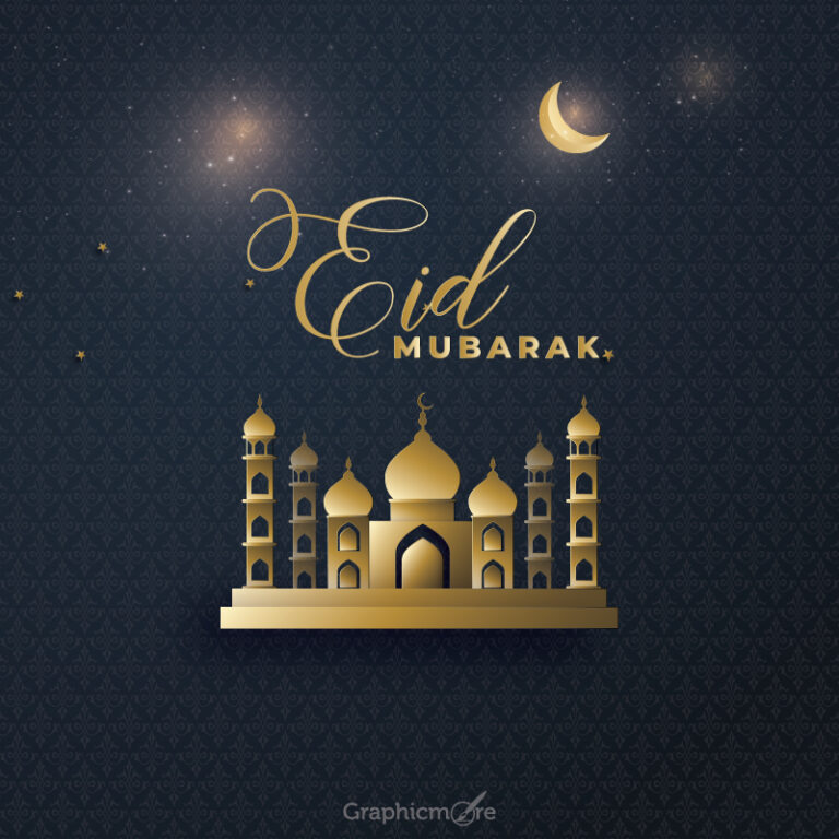 Beautiful Eid Mubarak Greetings Cards Banner Templates download in ...