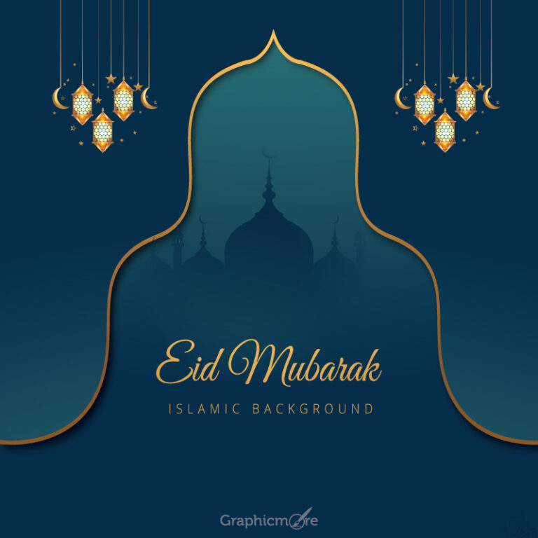 Free Eid-ul-Fitr Mubarak Greetings Cards Banner Templates download in ...