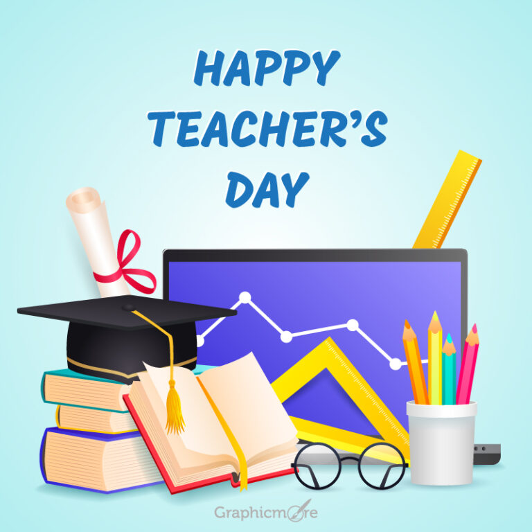 International Happy Teacher's Day free templates design download in the ...