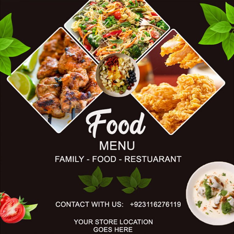Food Banner Design Template Free PSD