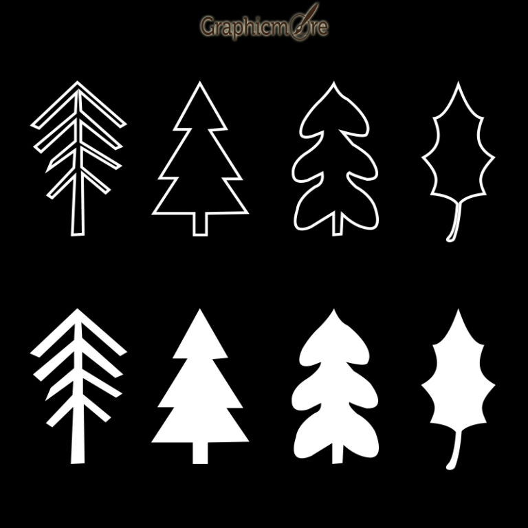 Christmas Tree Card Poster Banner Vector - Download Free Vectors, Free ...