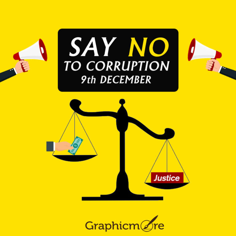 International Anti Corruption Day Poster - Download Free Vectors, Free ...