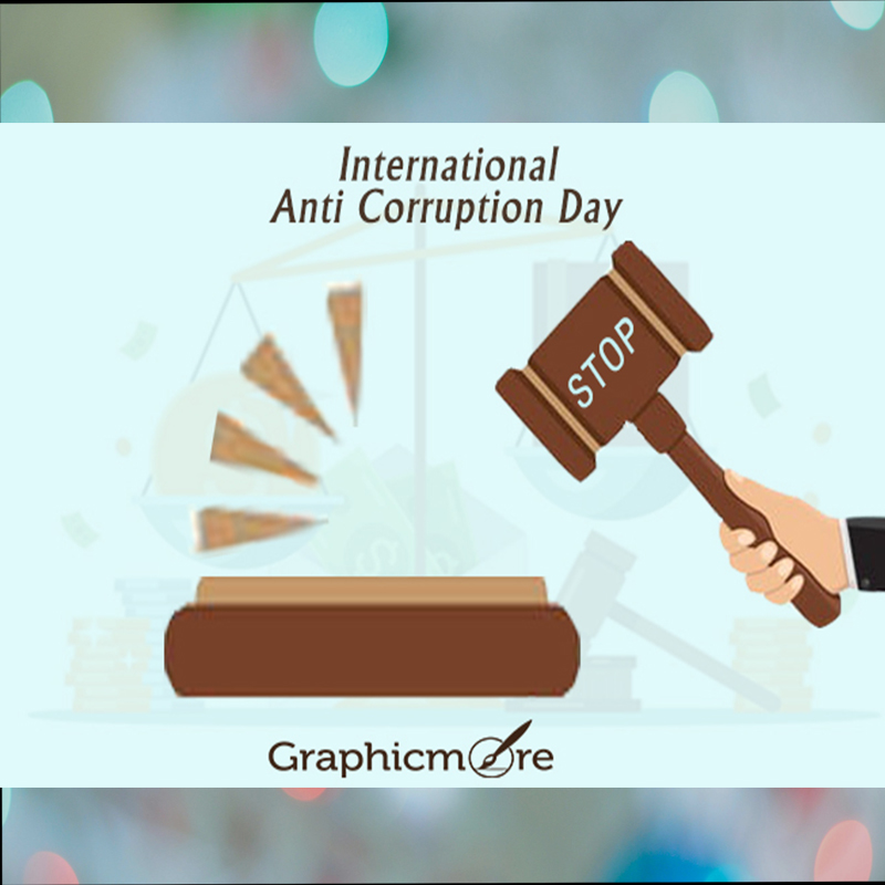 International Anti Corruption Day Posters PSD Free Download - Download ...