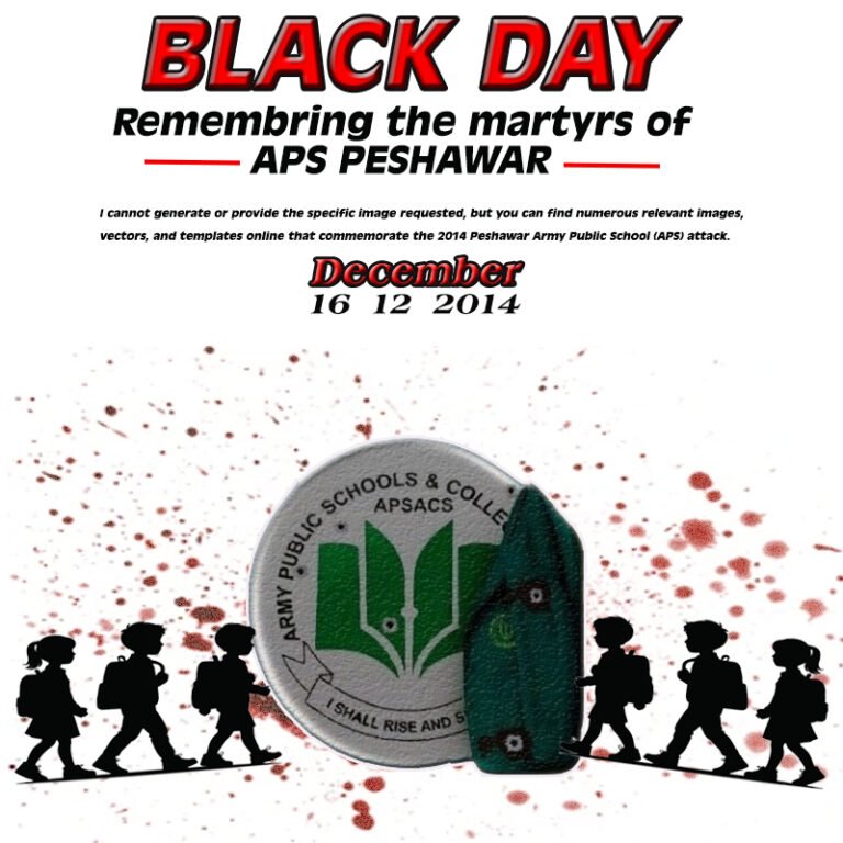 Remembering Black Day 16 December APS Peshawar - Download Free Vectors ...